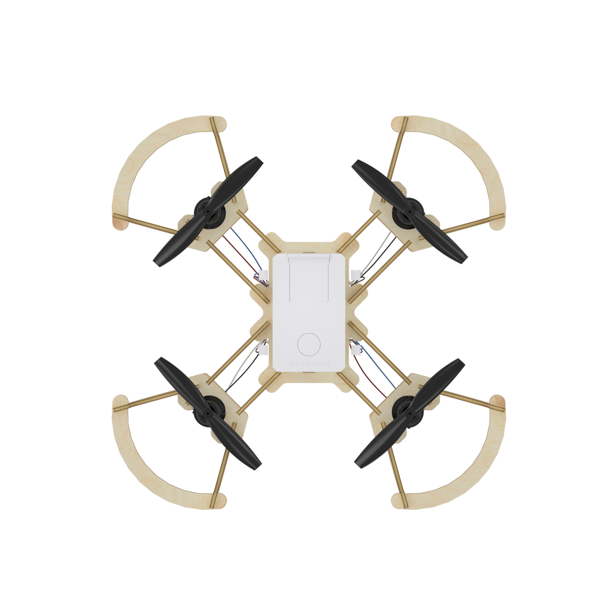 DIY self-made programming drone (wooden STEM toys, suitable for STEAM ...